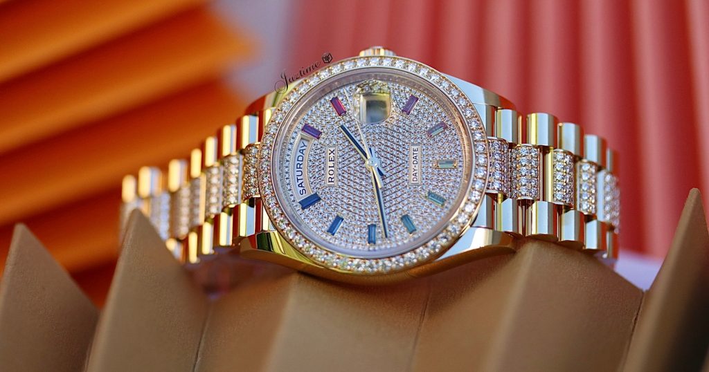 A Moment in Time: The Rainbow Dial Rolex Day-Date 36 Watch - Jaztime Blog
