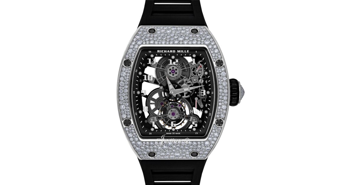 Richard Mille Manual Winding Tourbillon White Gold/Diamonds RM 17-01