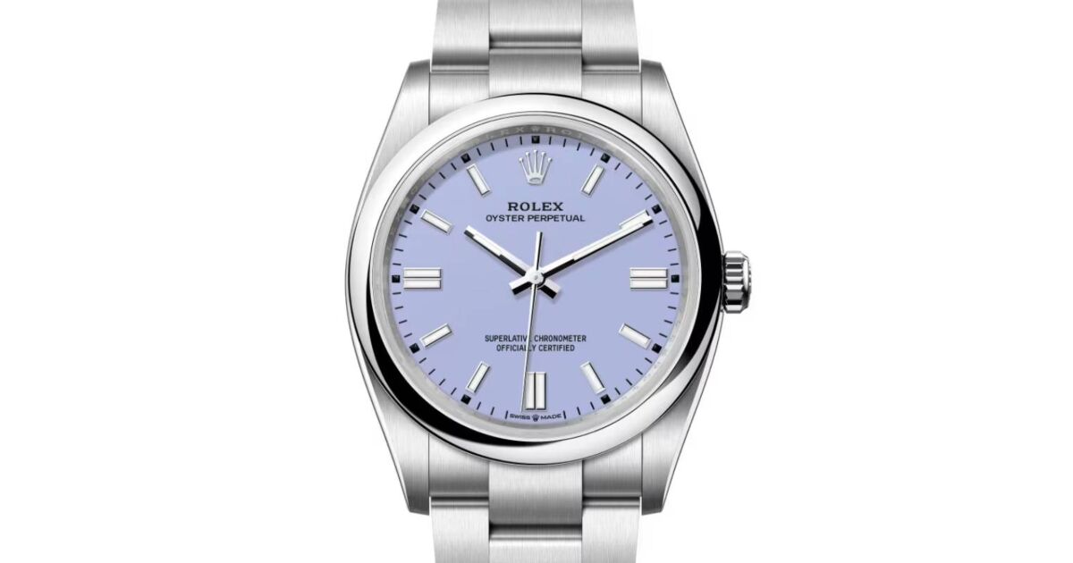 Rolex Oyster Perpetual 36 Steel Lavender Index Dial 126000 - BRAND NEW