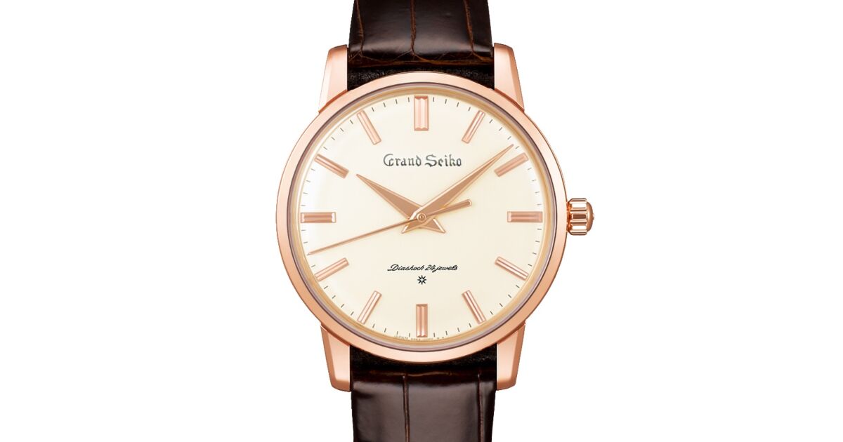 Grand Seiko Elegance 140th Anniversary Rose Gold White Dial SBGW260 ...