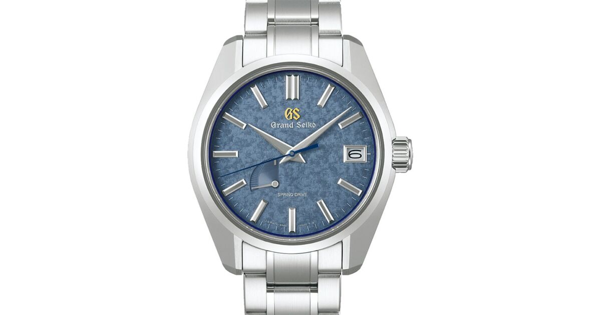 Grand Seiko Heritage kirazuri Spring Drive Steel 40mm Blue Dial SBGA507 ...